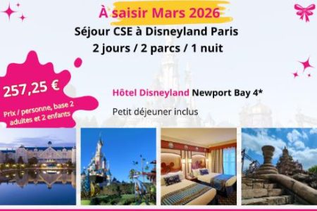 Quelles sont les offres et les avantages proposés par le CSE Disney